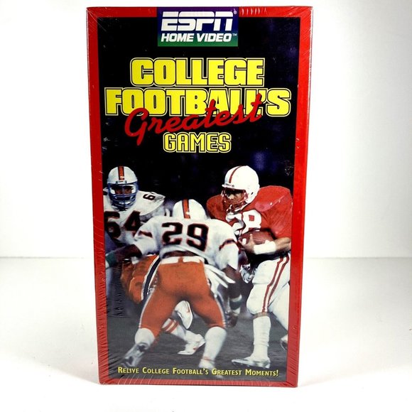 Media | Vintage 1995 Sealed Espn Vhs College Football Miami Michigan ...